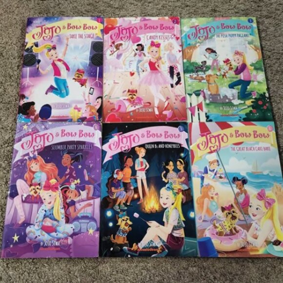 Other | Jojo Bow Bow 1 2 3 4 5 6 Book Lot By Jojo Siwa | Poshmark